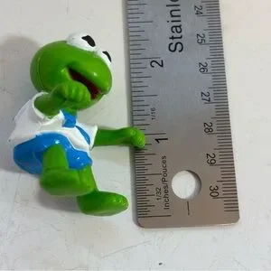 Vintage | Toys | 33 Vintage Jim Henson Baby Kermit The Frog Pvc ...